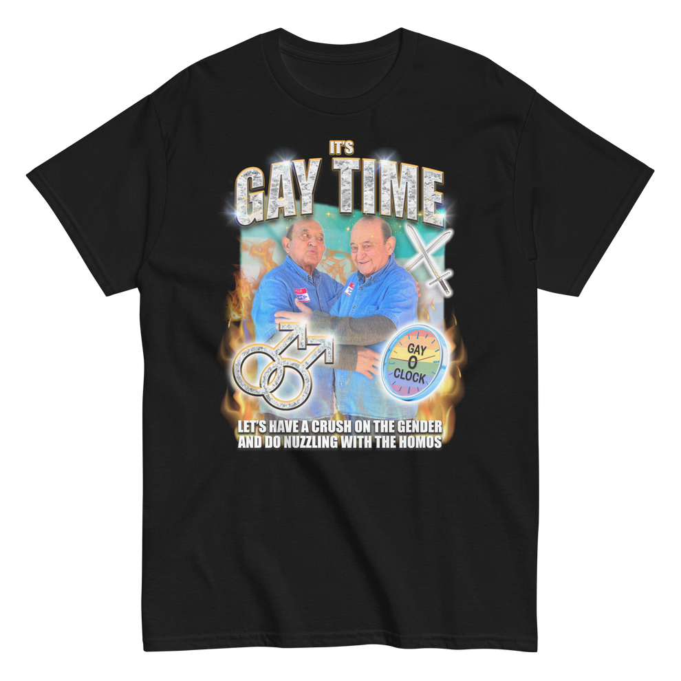 Gay Time (Jr.'s Design) T-Shirt – Marcus Pork