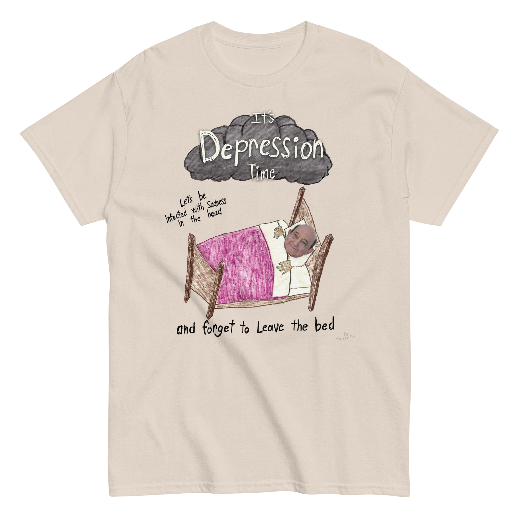 Depression Time T-Shirt – Marcus Pork