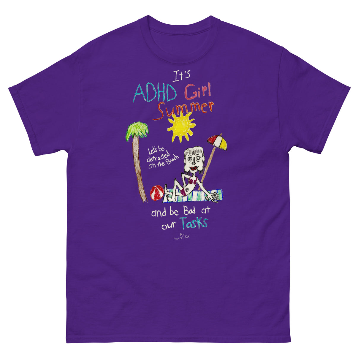 ADHD Girl Summer T-Shirt – Marcus Pork
