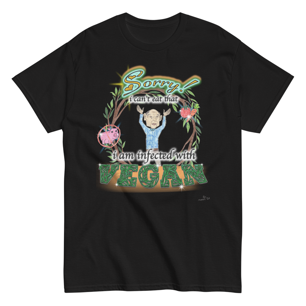 Infected with Vegan T-Shirt (Jr.'s Design) – Marcus Pork