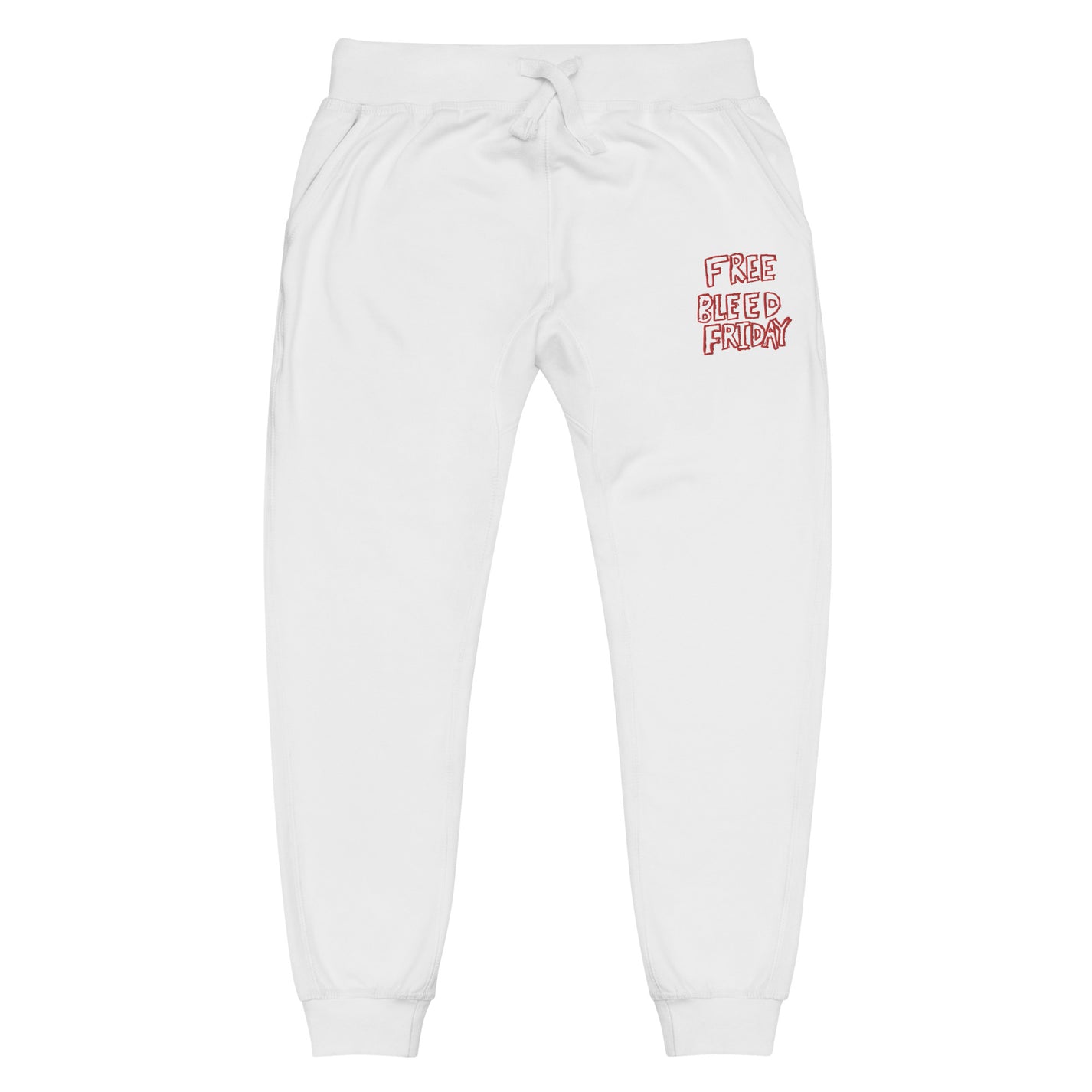 Free Bleed Friday Embroidered Sweatpants – Marcus Pork